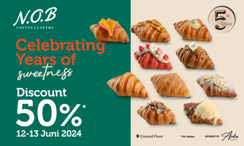 NOB - 50% Off - Mall of Indonesia